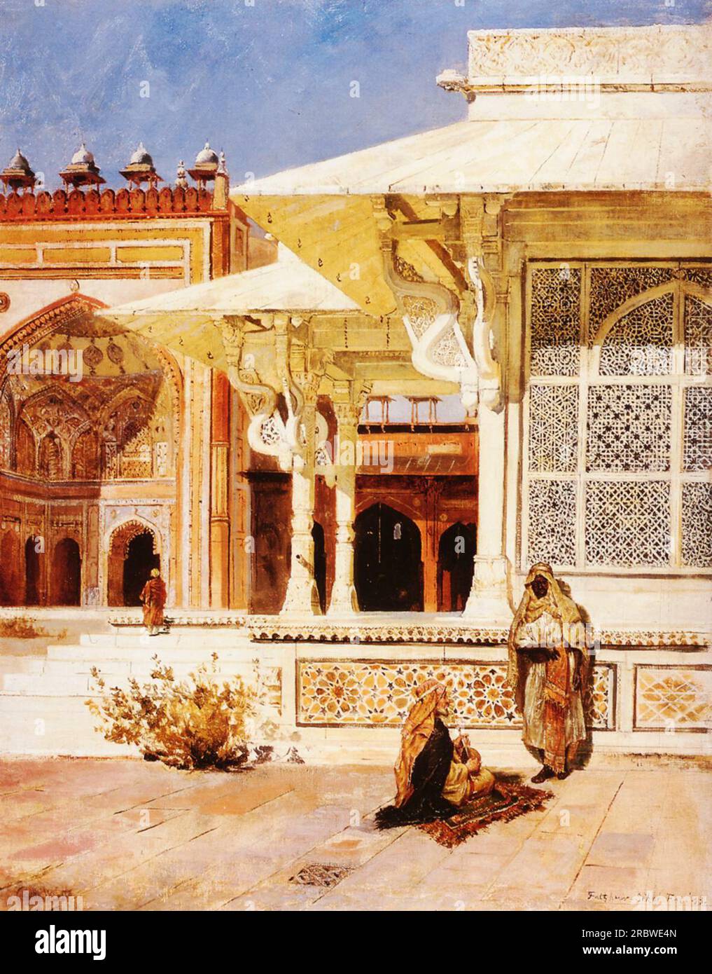 White Marble Tomb at Suittitor, Skiri 1883 by Edwin Lord Weeks Stock ...