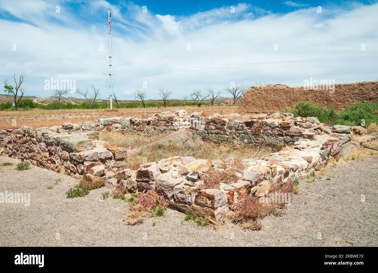 Fort Selden State Monument, Museum in Radium Springs, New Mexico Stock ...