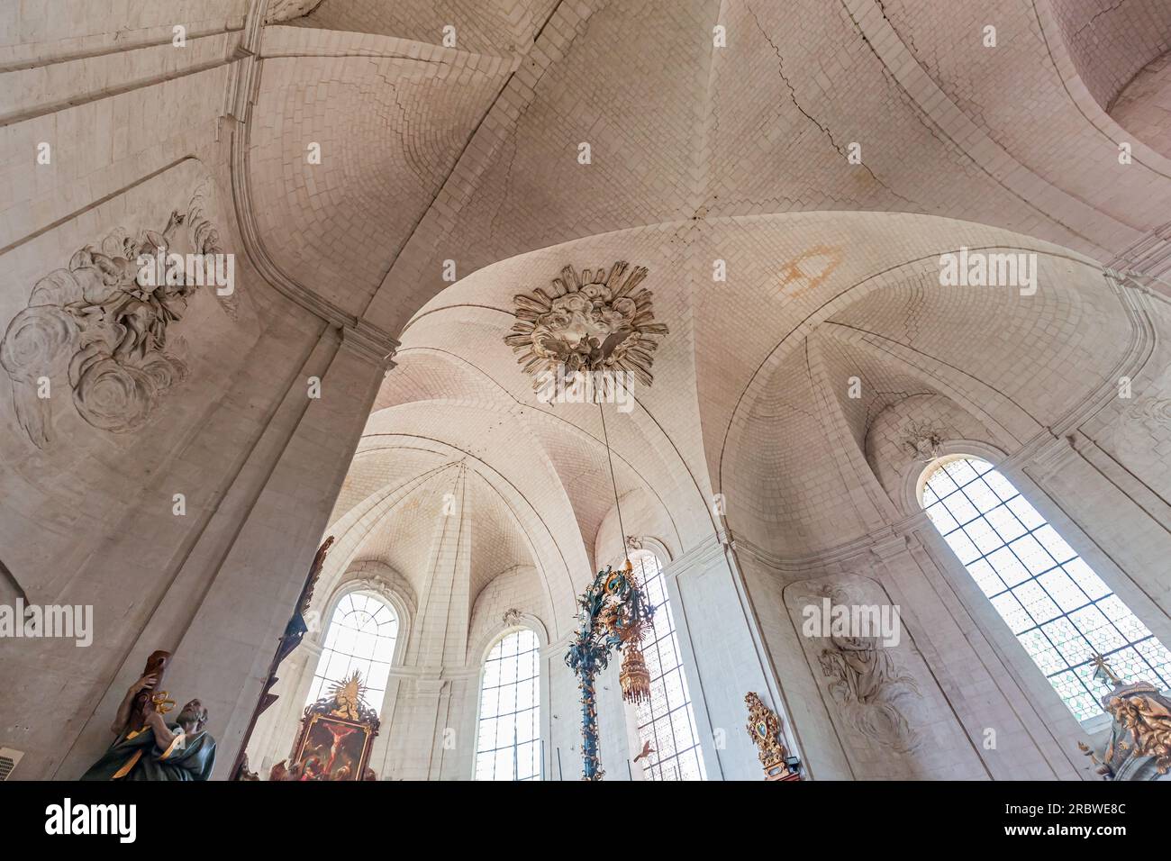 ARGOULES, FRANCE, JUNE 16, 2023 : interiors and architectural details ...