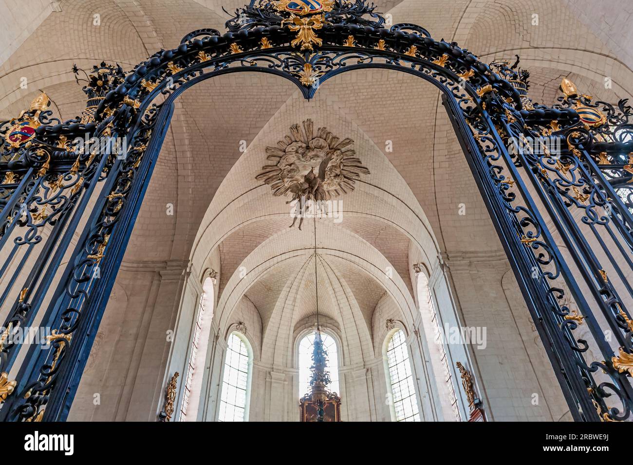 ARGOULES, FRANCE, JUNE 16, 2023 : interiors and architectural details ...