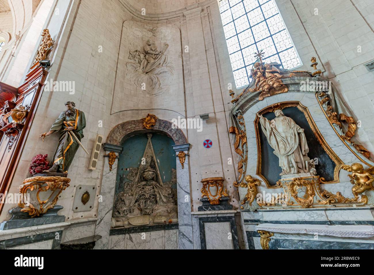 ARGOULES, FRANCE, JUNE 16, 2023 : interiors and architectural details ...
