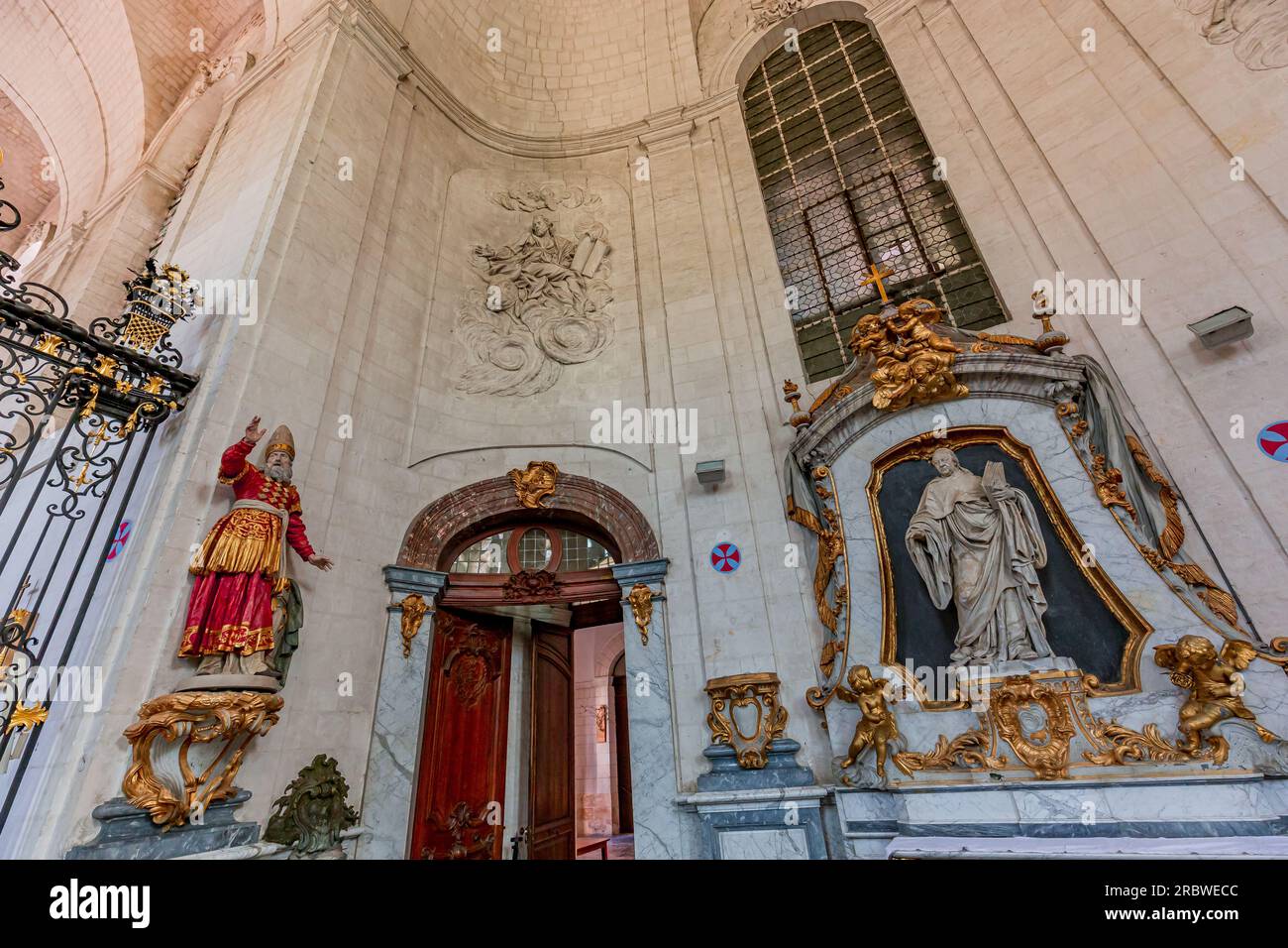 ARGOULES, FRANCE, JUNE 16, 2023 : interiors and architectural details ...