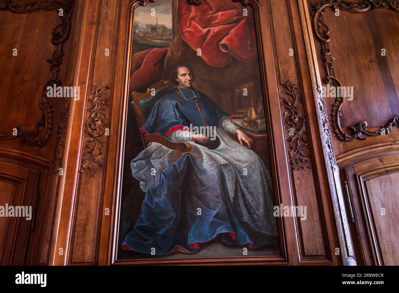 ARGOULES, FRANCE, JUNE 16, 2023 : interiors and architectural details ...