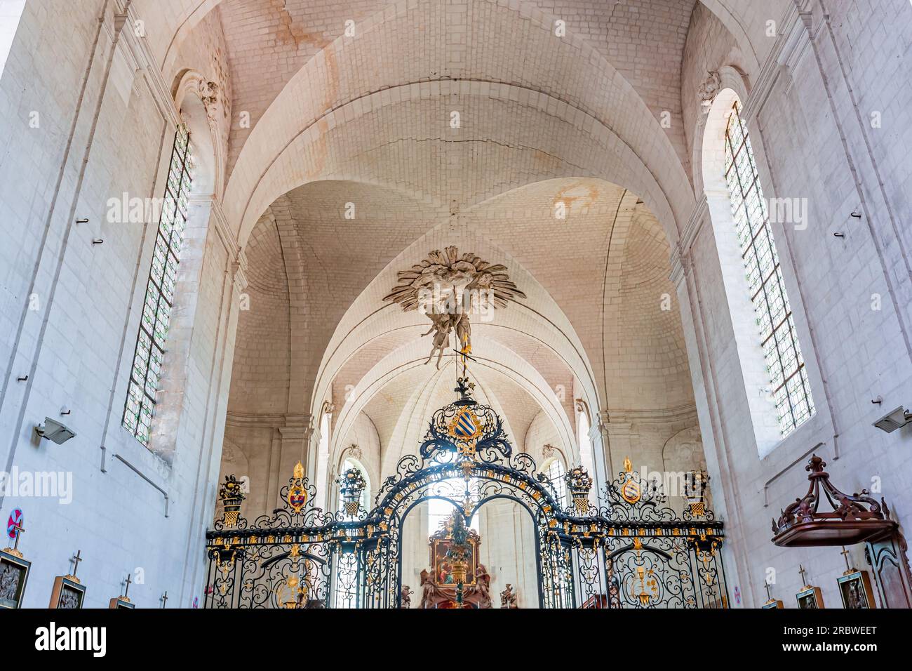 ARGOULES, FRANCE, JUNE 16, 2023 : interiors and architectural details ...