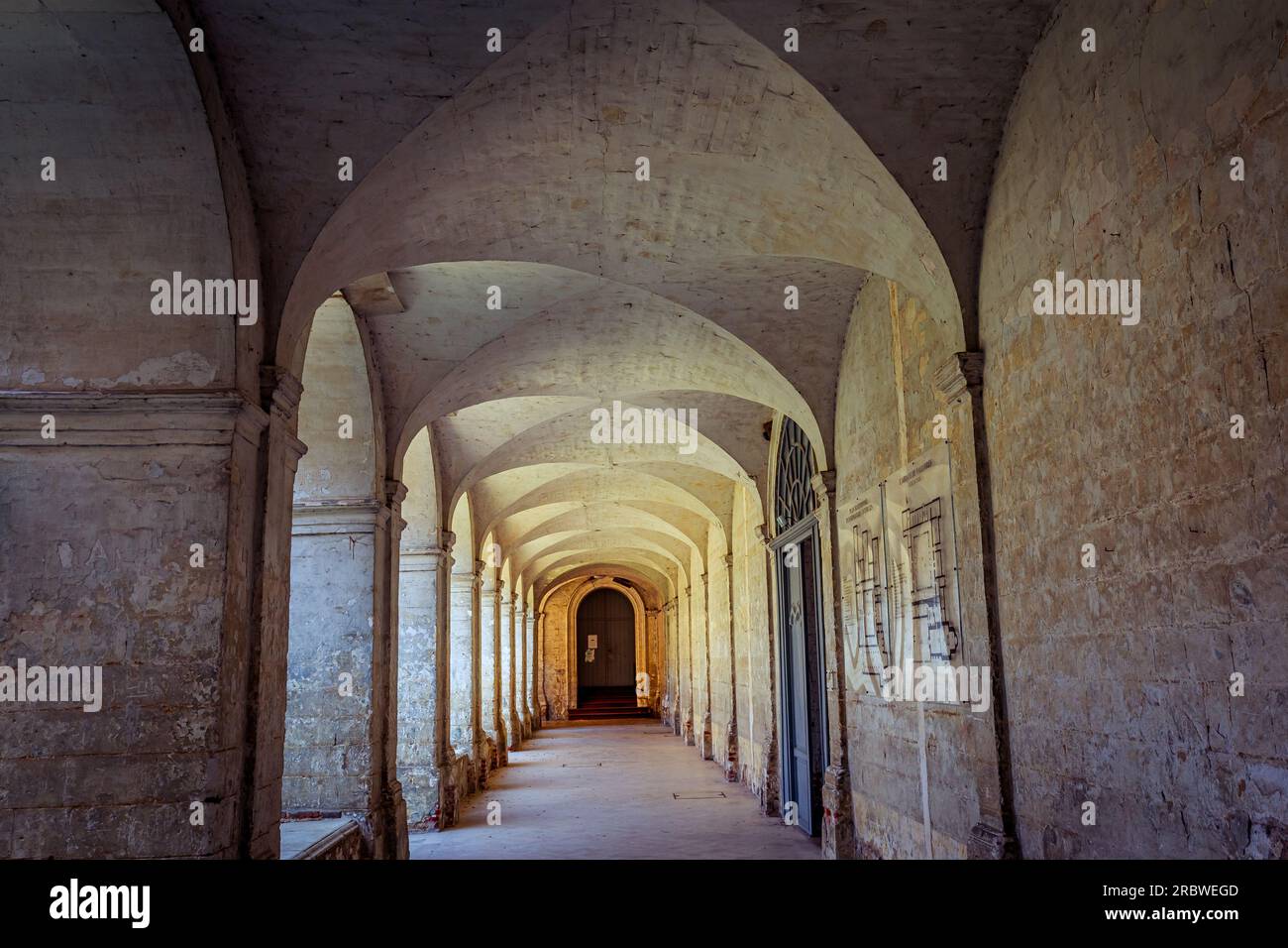ARGOULES, FRANCE, JUNE 16, 2023 : interiors and architectural details ...