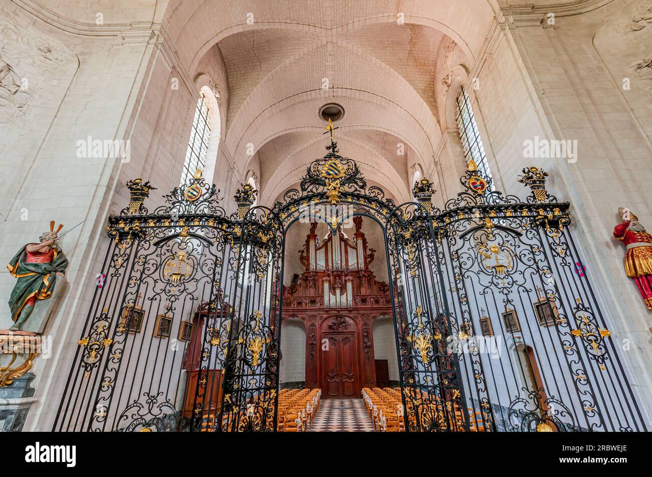 ARGOULES, FRANCE, JUNE 16, 2023 : interiors and architectural details ...