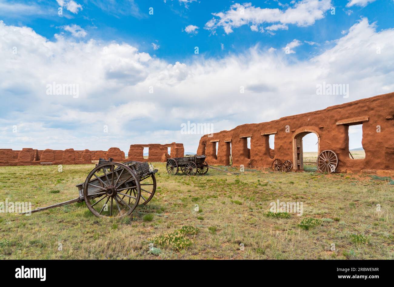 Fort Union National Monument, NPS Site in in New Mexico Stock Photo - Alamy