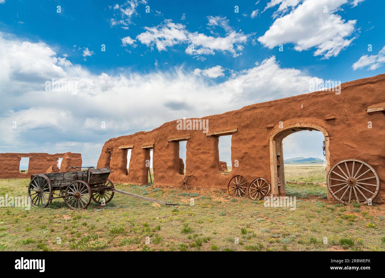 Fort Union National Monument, NPS Site in in New Mexico Stock Photo - Alamy