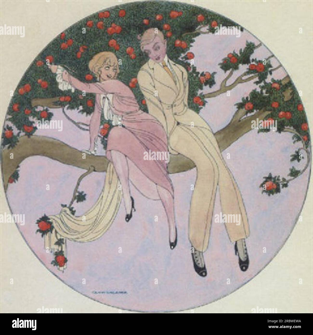 Adam Og Eva by Gerda Wegener Stock Photo - Alamy