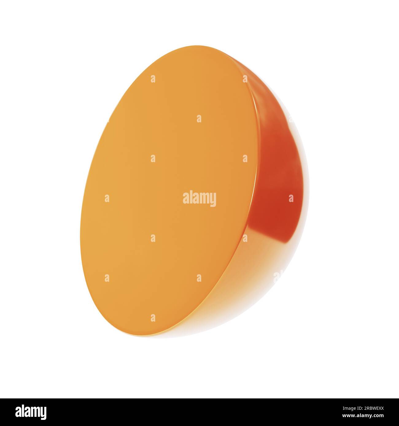 3d element semisphere golden geometric shape. Realistic glossy template ...