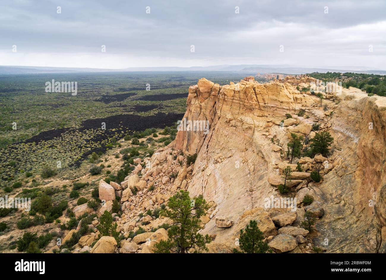 El Malpais National Monument in western New Mexico Stock Photo - Alamy