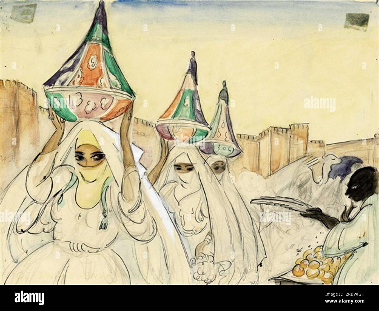 Moroccan Women by Gerda Wegener Stock Photo - Alamy