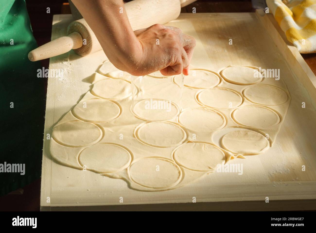step by step making blueberry dumplings pierogi varenky at home ...