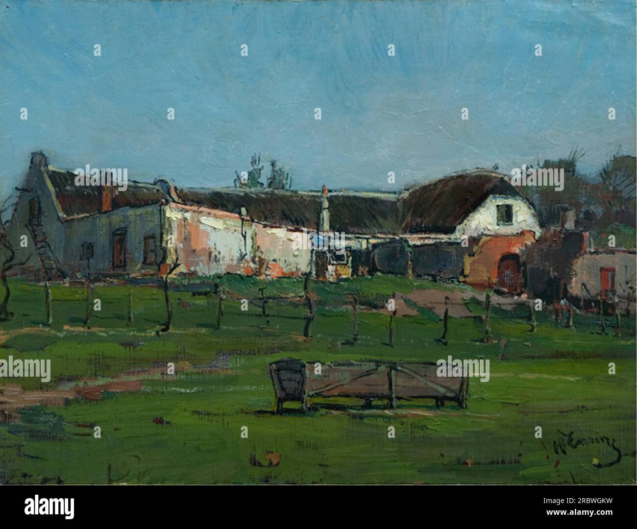 Backyard, Malta Farm, Observatory by Pieter Wenning Stock Photo - Alamy