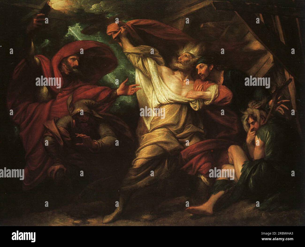 King Lear 1788 by Benjamin West Stock Photo - Alamy