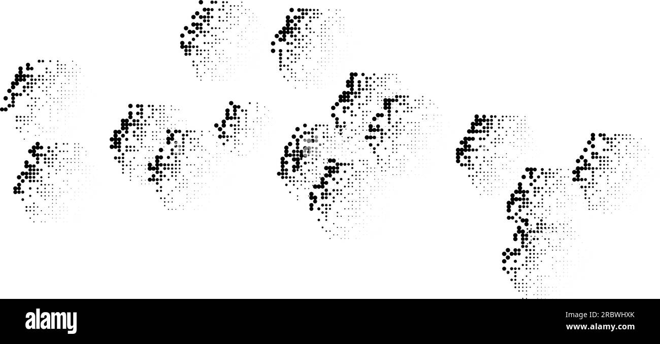 Honeycomb halftone hexagon pattern hi-res stock photography and images ...