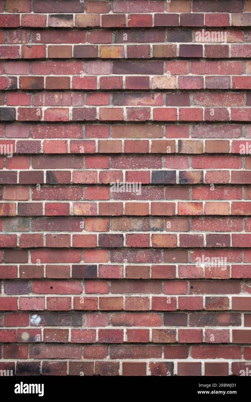 Red brick texture in layers with different prominence Stock Photo - Alamy