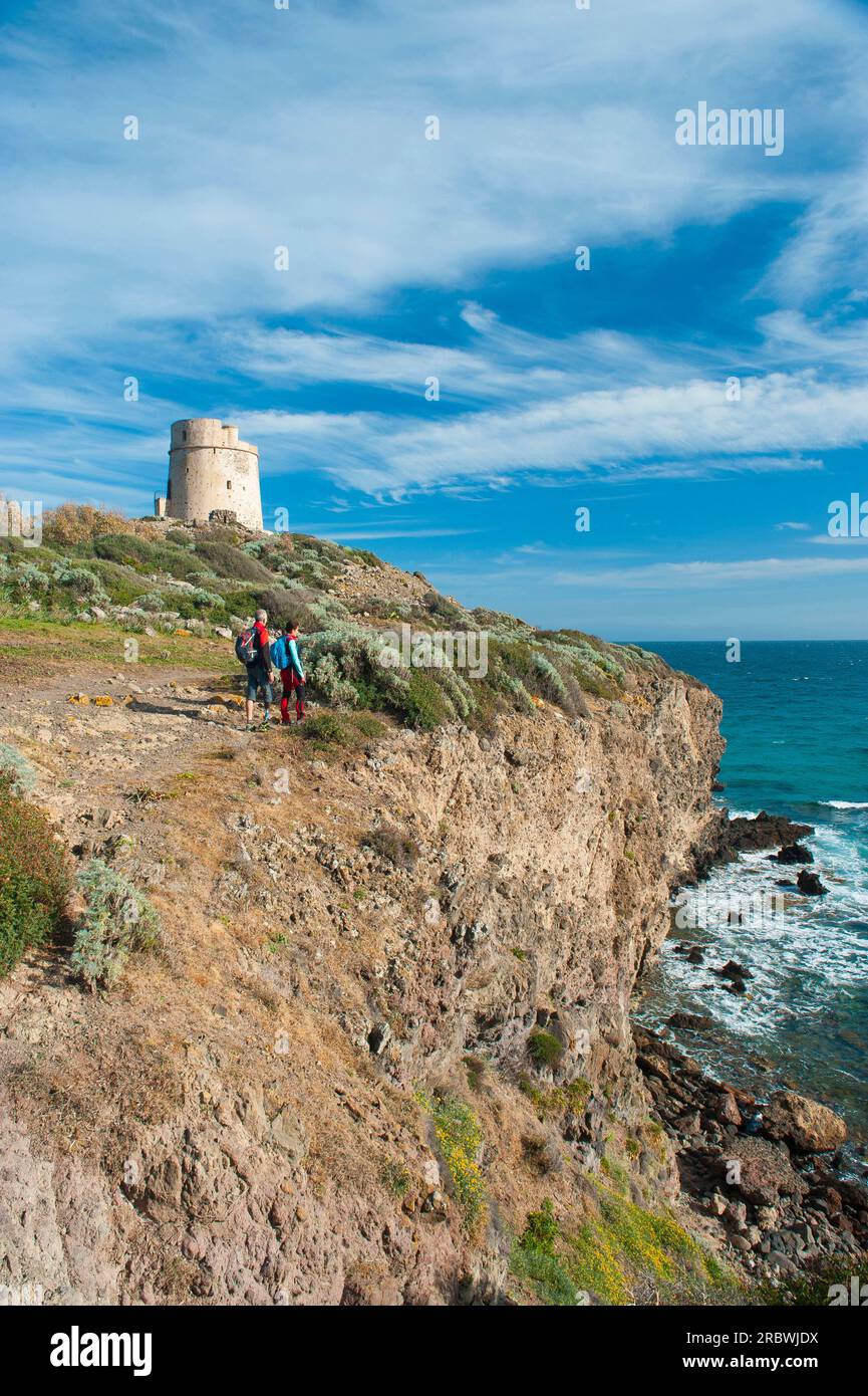 Torre Cannai Beach, Sant’Antioco Island, Sardinia, Italy, Europe Stock ...