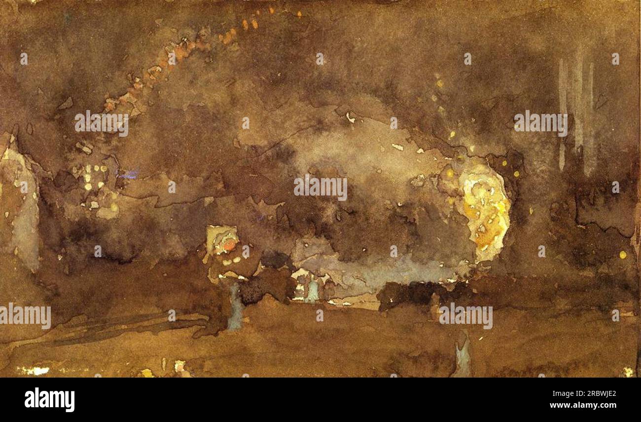 The Fire Wheel 1893 by James McNeill Whistler Stock Photo - Alamy