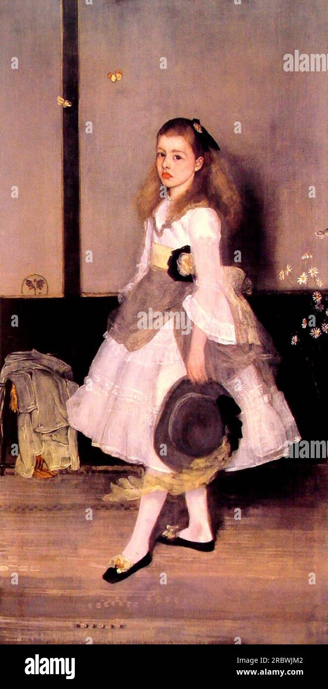 Harmony in Gray and Green: Miss Cicely Alexander 1873 by James McNeill ...