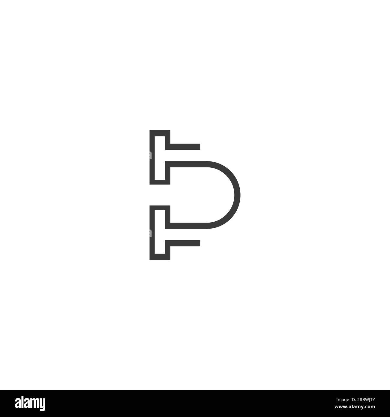 Alphabet Initials Logo Td Dt T And D Stock Vector Image And Art Alamy