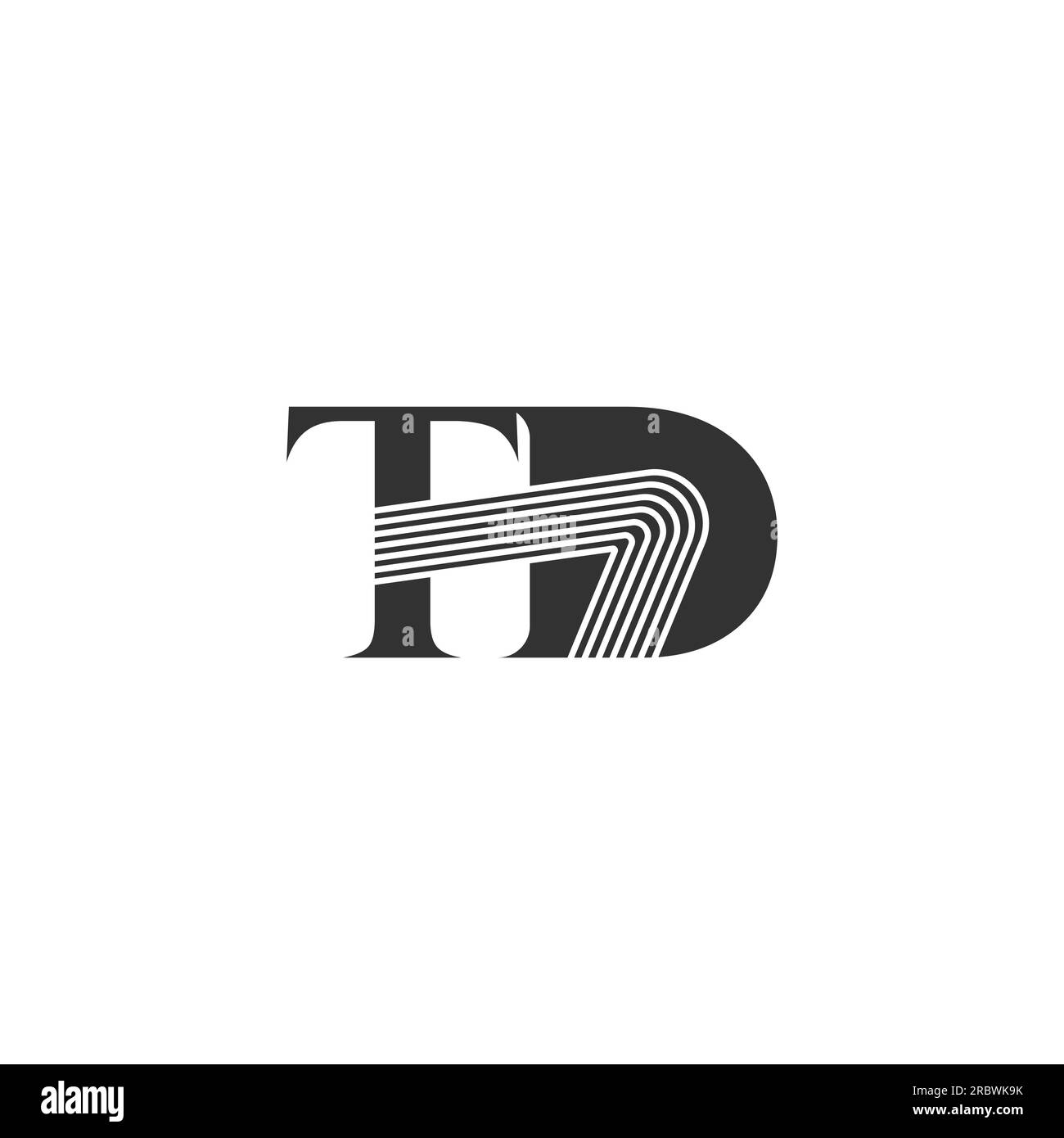 Alphabet Initials Logo Td Dt T And D Stock Vector Image And Art Alamy