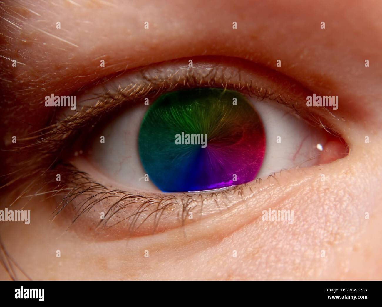 Rainbow Colored Eye