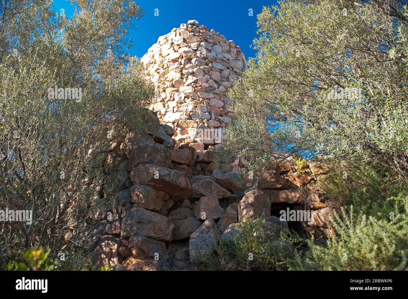 Nuraghe Asoru, San Priamo, San Vito, Sardinia, Italy, Europe Stock ...