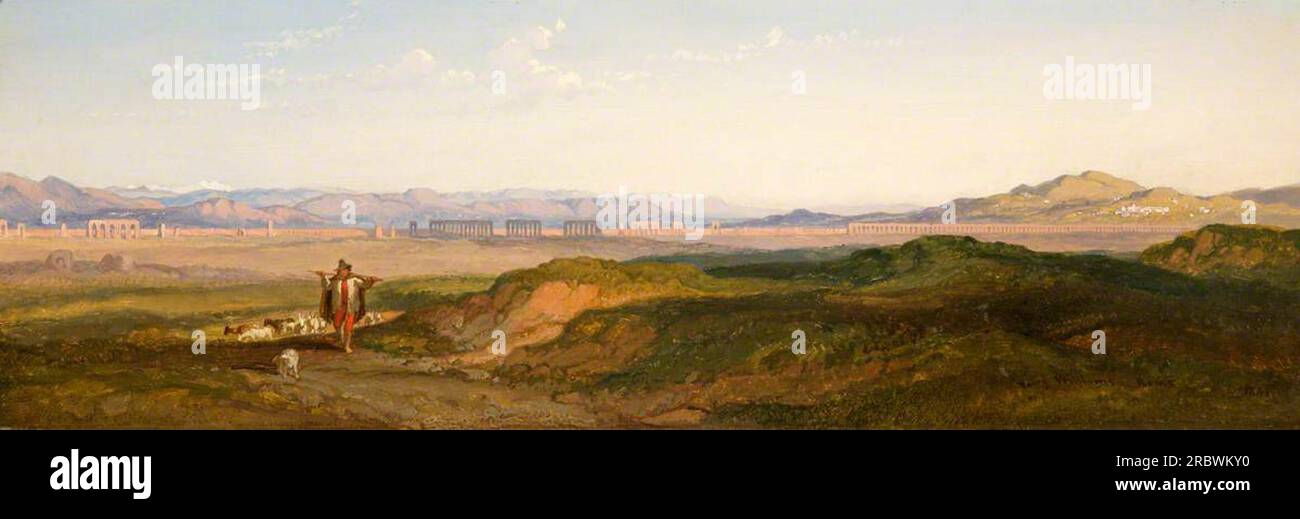 Landscape in the roman campagna hi-res stock photography and images - Alamy
