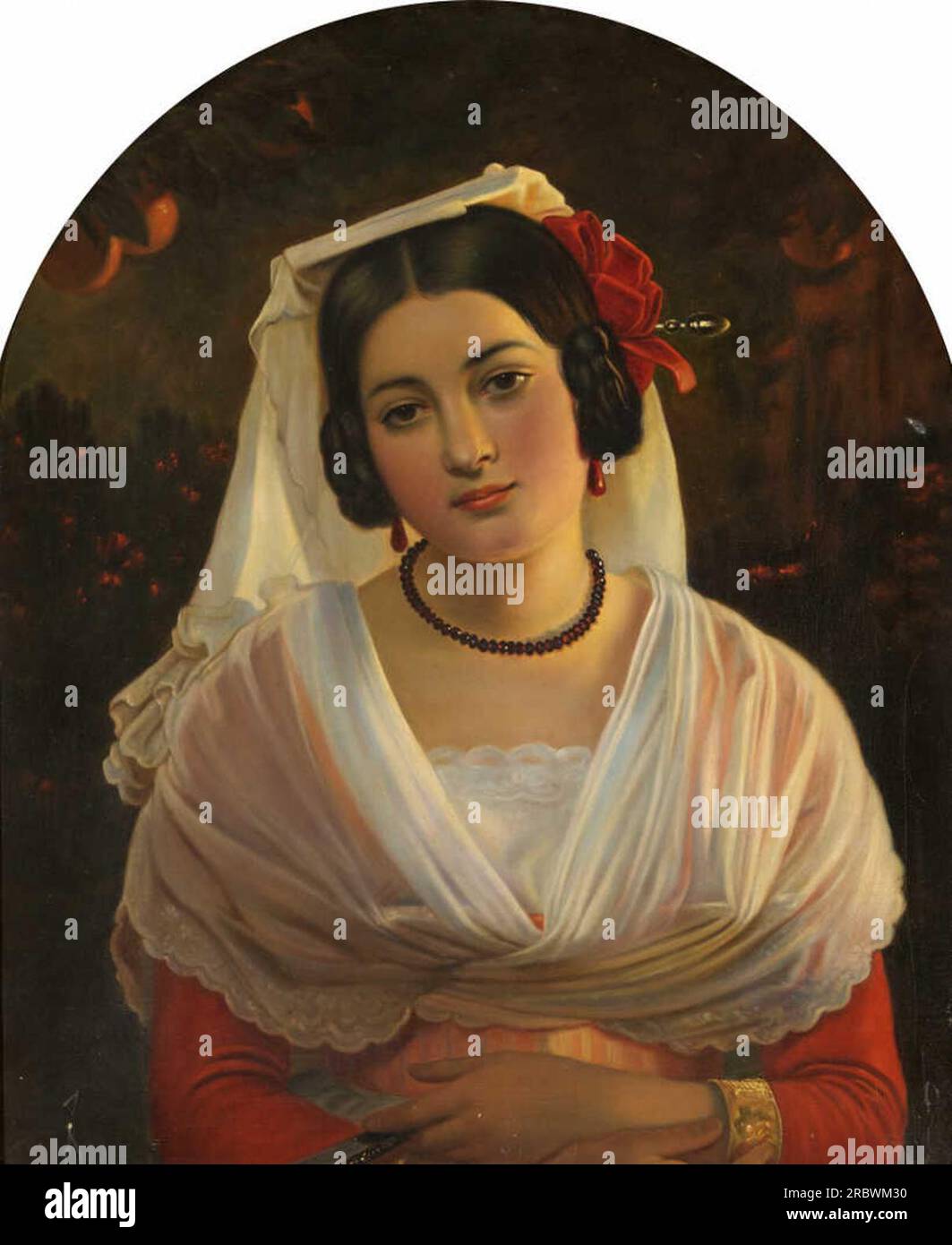 Spanish Lady by Penry Williams Stock Photo - Alamy