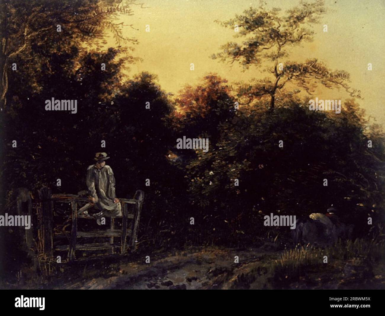 Sitting on a gate hi-res stock photography and images - Alamy