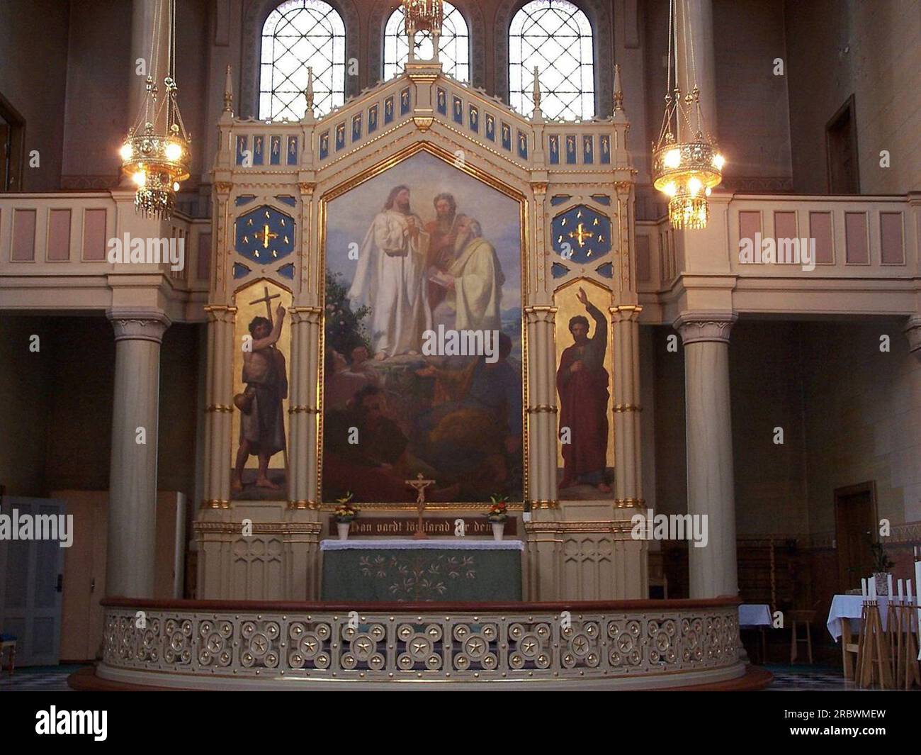 Olav Trygvason and Sigrid Storråda by Mårten Eskil Winge Stock Photo ...