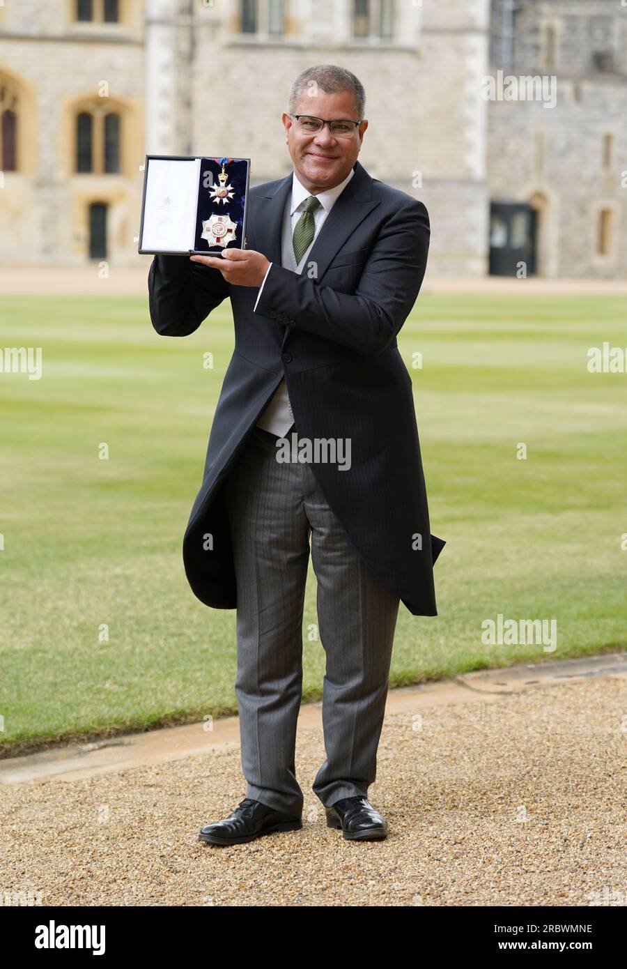 Cop26 President Sir Alok Sharma after being made a Knight Commander of ...