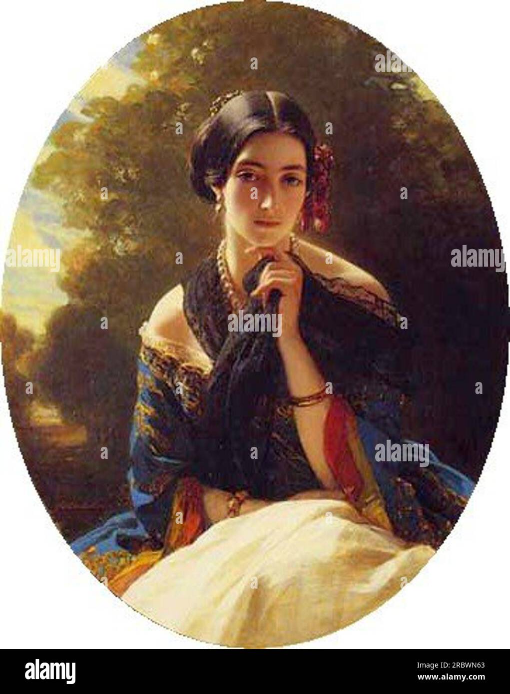 Leonilla Wittgenstein 1849 by Franz Xaver Winterhalter Stock Photo - Alamy