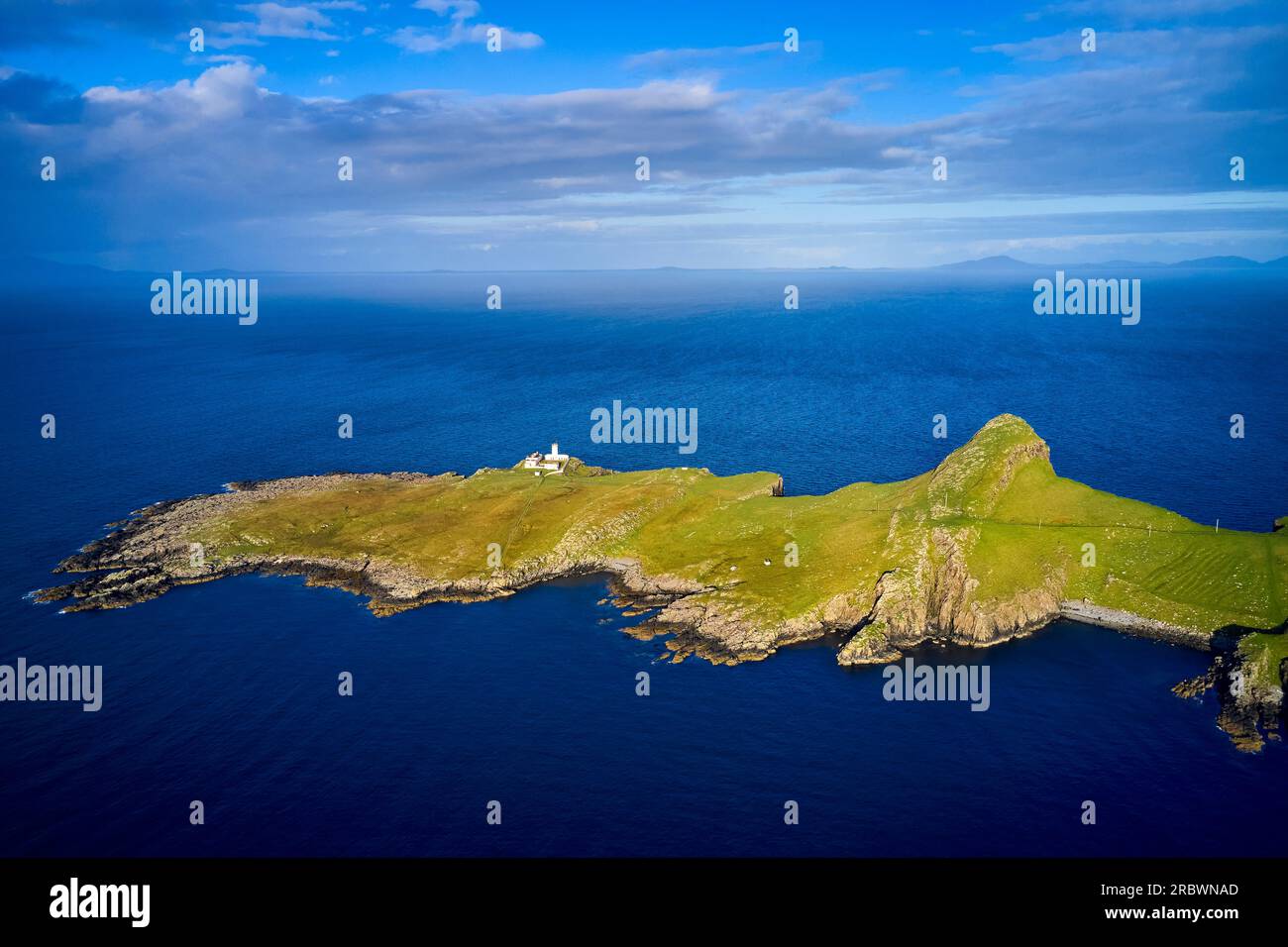 United Kingdom, Scotland, Isle of Skye, peninsula and Neist Point ...