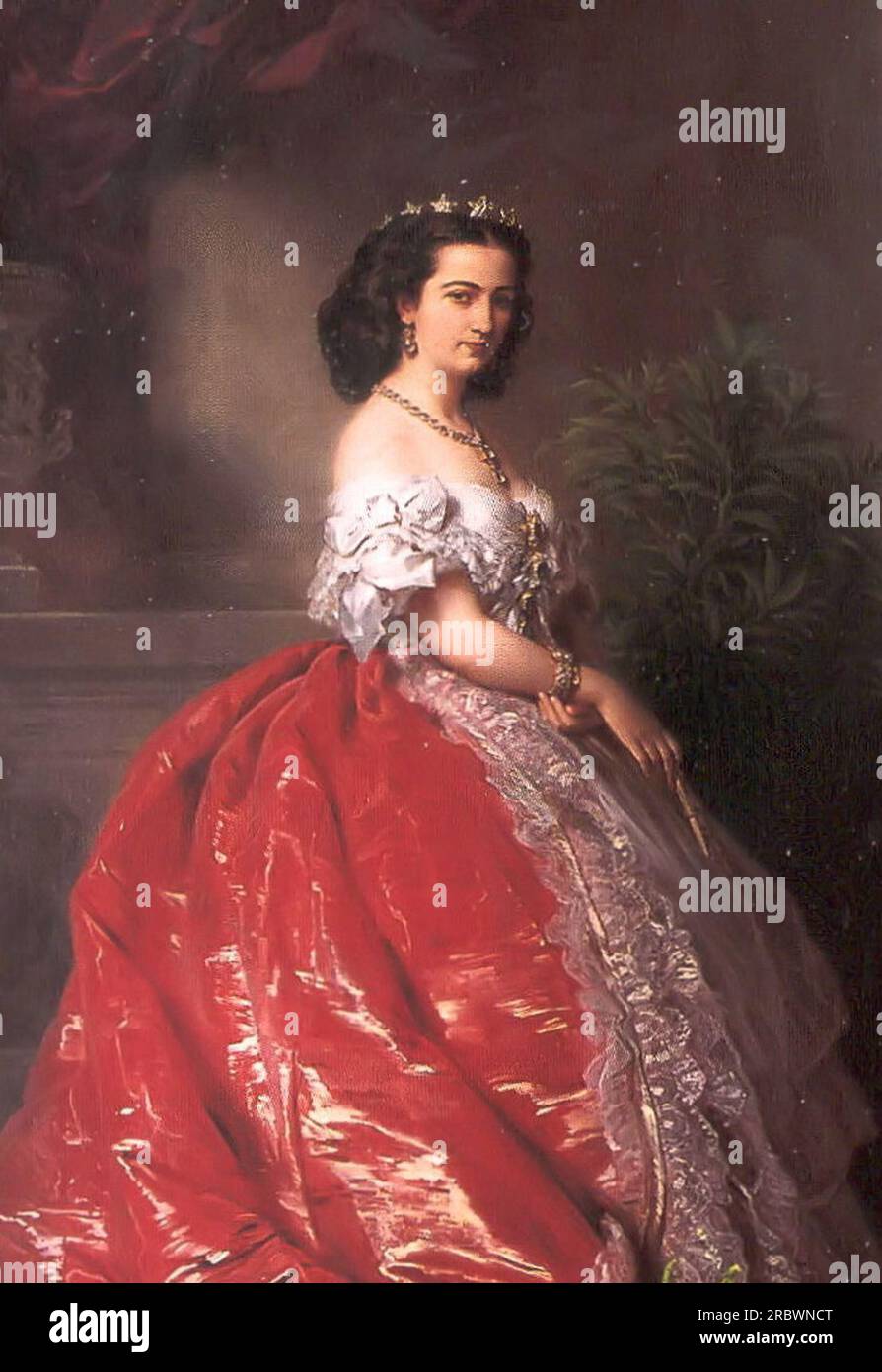 Princess Mathilde Bonaparte by Franz Xaver Winterhalter Stock Photo - Alamy