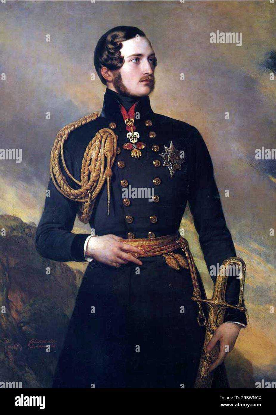 Prince albert portrait oil hi-res stock photography and images - Alamy