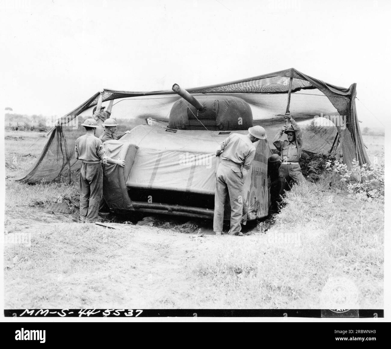 Fake military tank Black and White Stock Photos & Images - Alamy