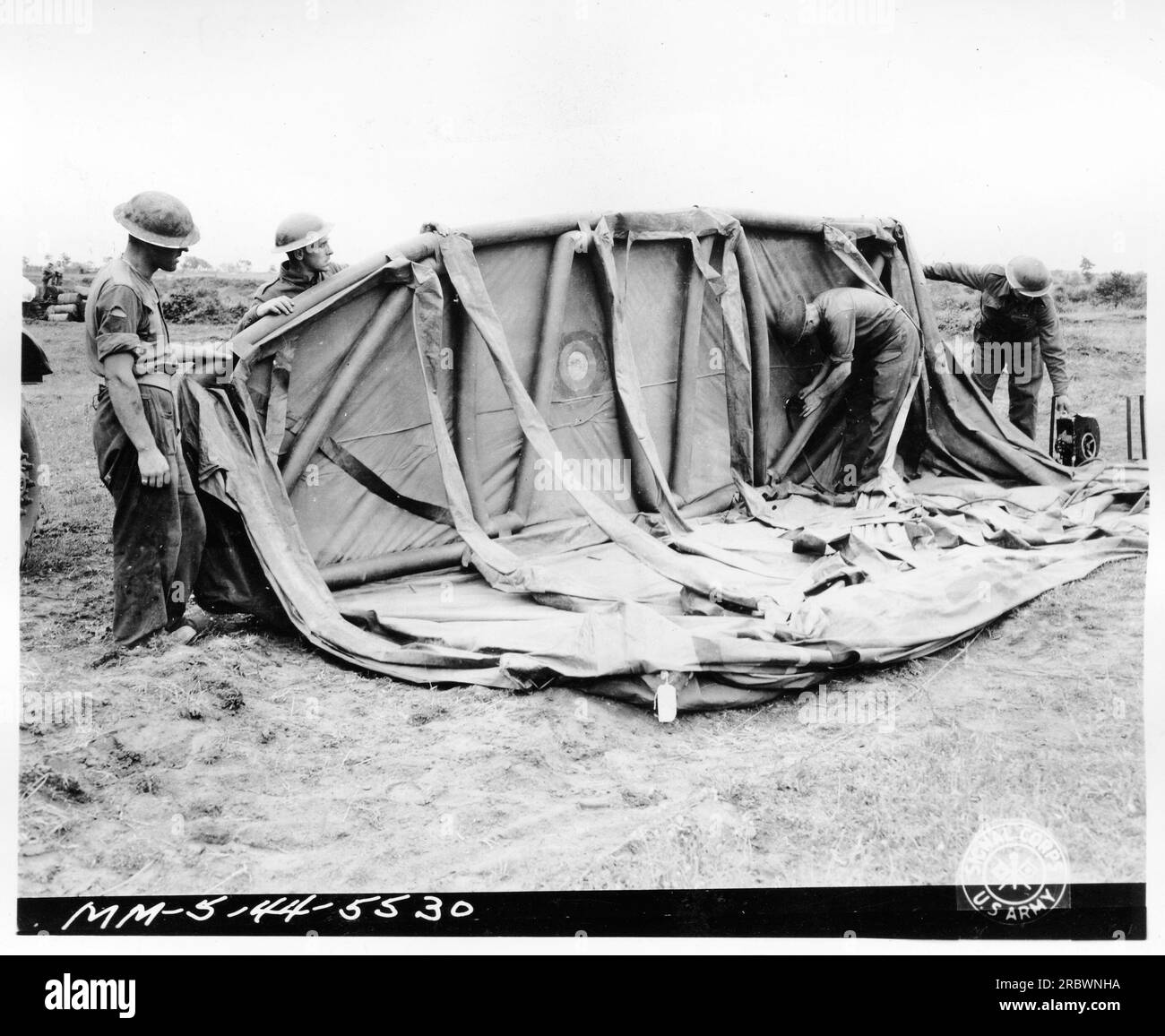 A dummy tank designed by the British during World War One. This ...
