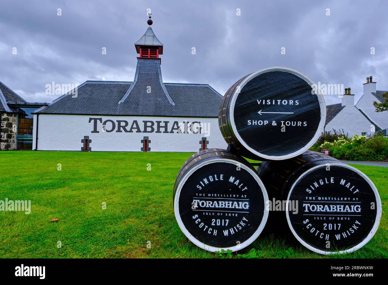 United Kingdom, Scotland, Isle of Skye, Teangue, Torabhaig Whiskey ...
