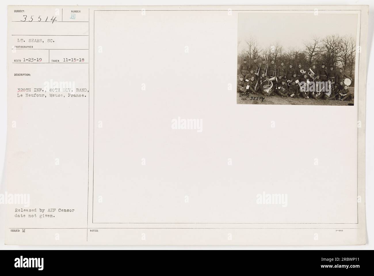 80th div band hi-res stock photography and images - Alamy