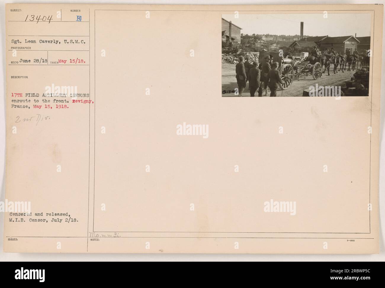 17th field artillery cannons hi-res stock photography and images - Alamy