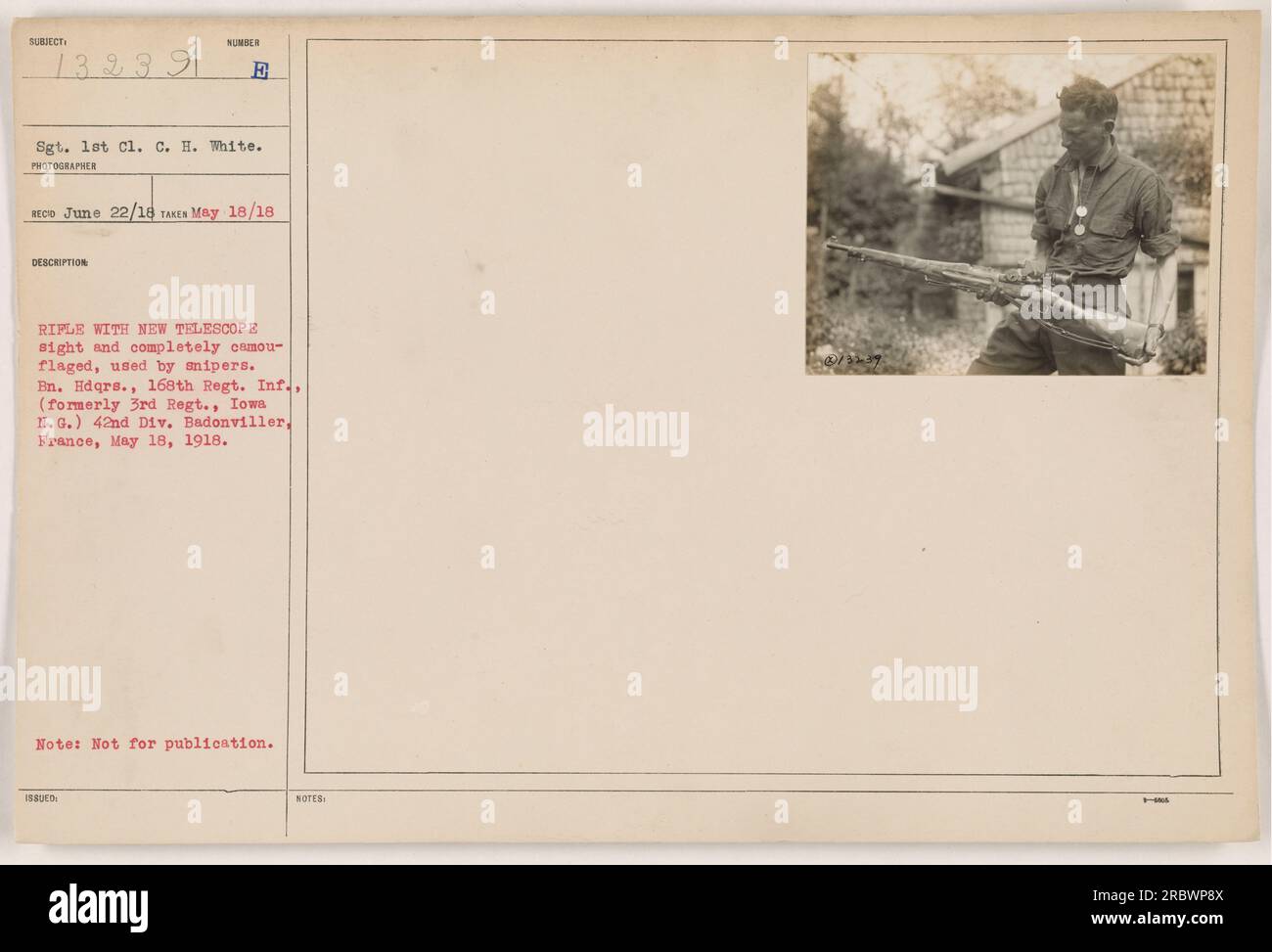 1 168th infantry regiment hi-res stock photography and images - Alamy
