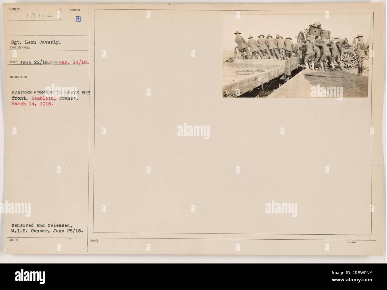 Sgt. Leon Caverly of the American military is captured in this ...