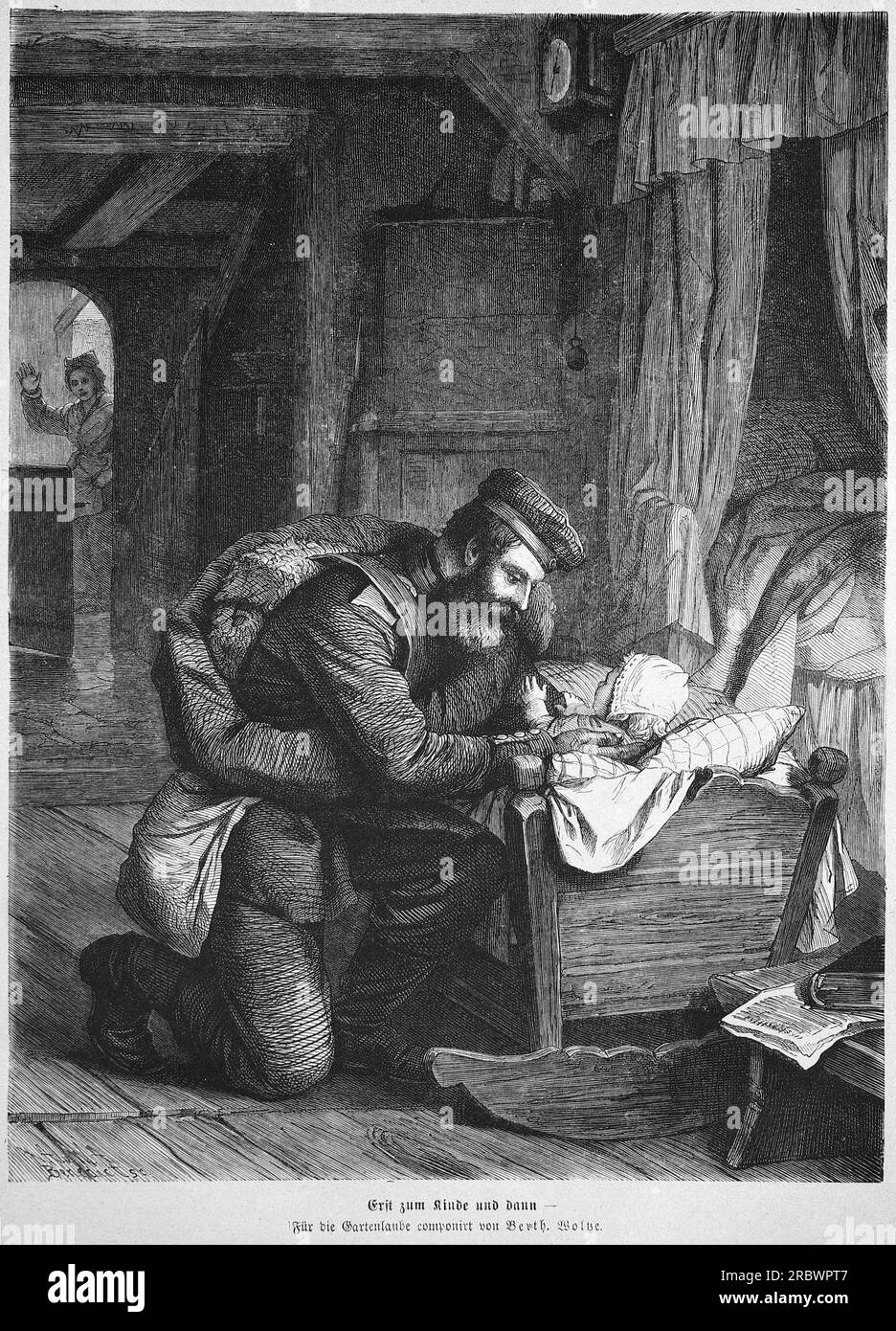 Garden with arbor Black and White Stock Photos & Images - Alamy