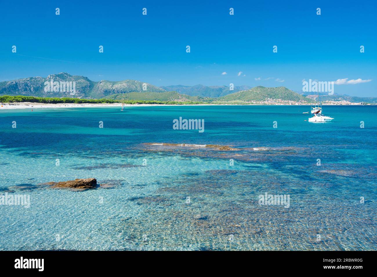 Santa Lucia, beach, Siniscola, Sardinia, Italy, Europe Stock Photo - Alamy