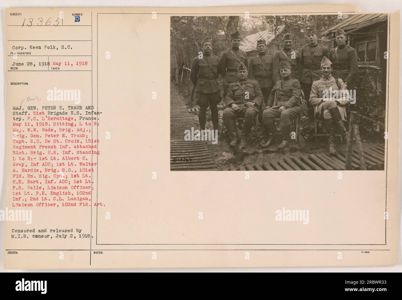 1st lt albert c grey hi-res stock photography and images - Alamy