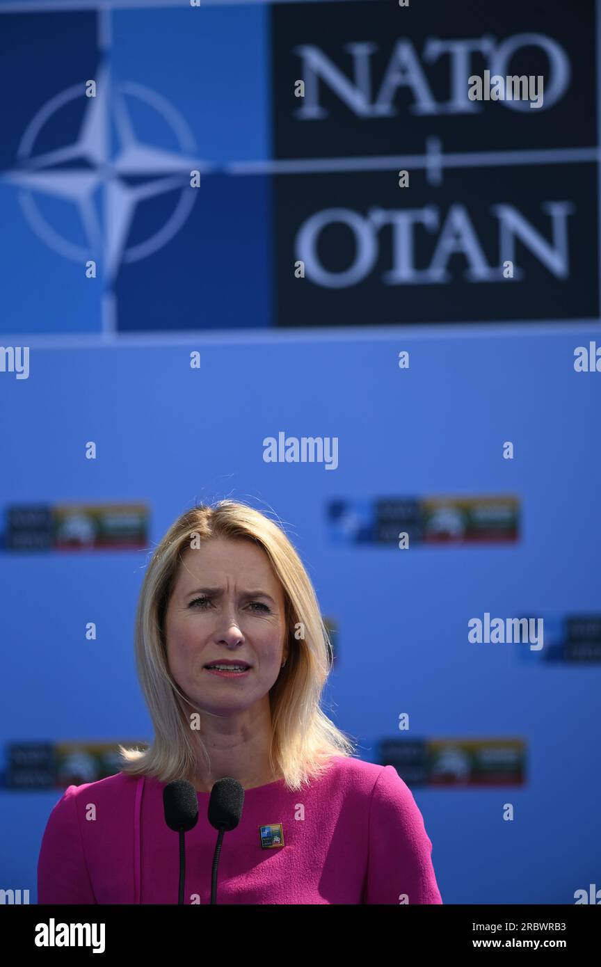 Estonian prime minister kaja kallas hi-res stock photography and images ...