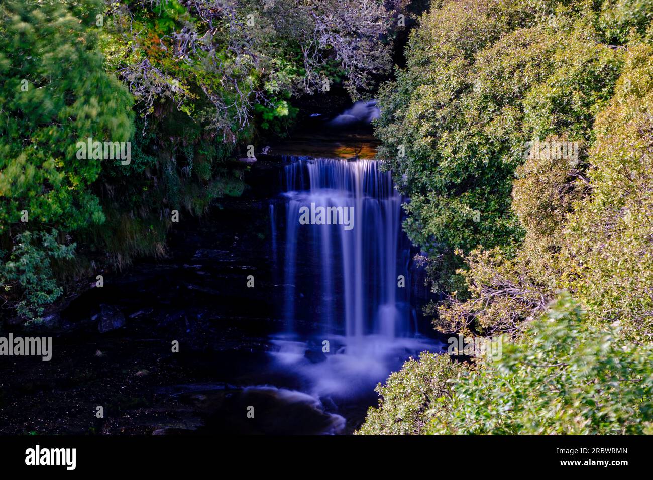 United Kingdom, Scotland, Isle of Skye, Lealt Falls waterfall Stock ...