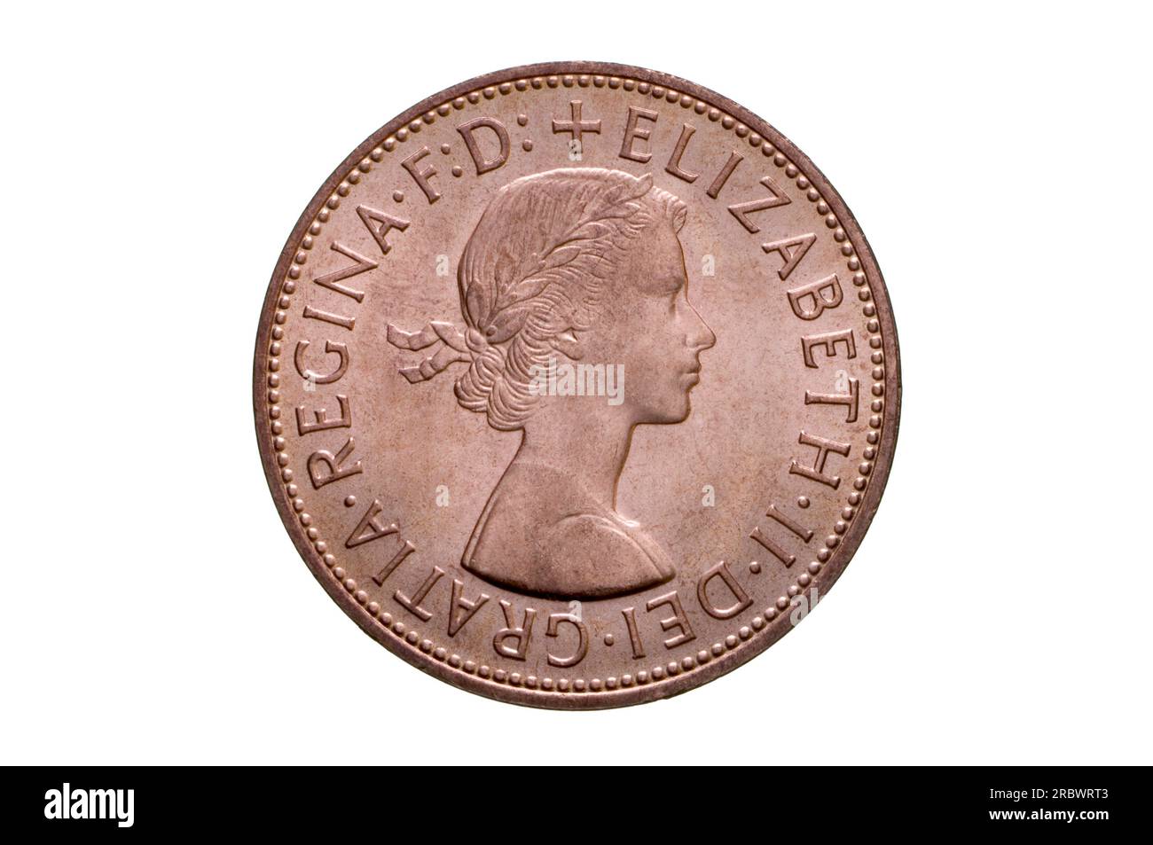 1967 British Pre-decimal Penny Stock Photo - Alamy